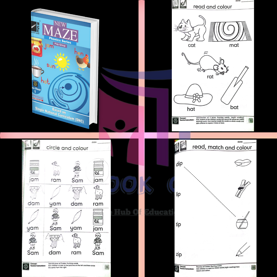 Maze Phonic Workbook Pre-year 1 For Playgroup – BOOKONE.PK