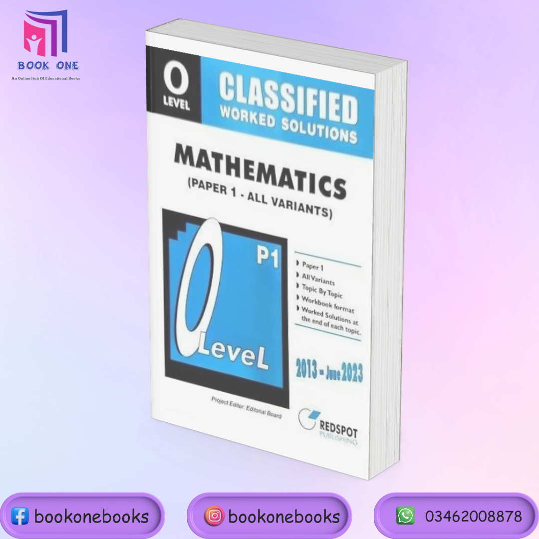 Redspot O Level Classified Math P1 Unsolved Topical Exam Papers 2023 – BOOKONE.PK