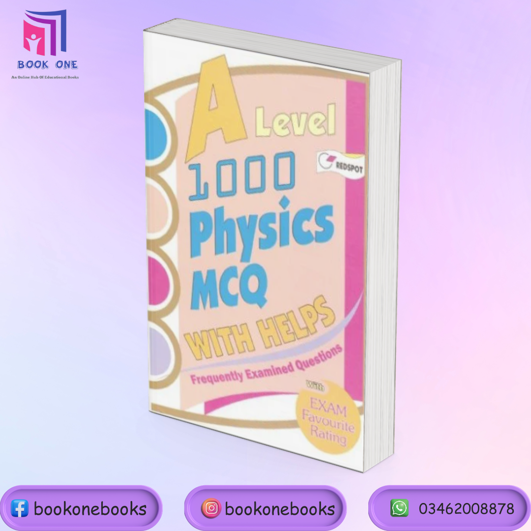 GCE A Level 1000 Physics MCQ with Helps 2020 Edition Redspot – BOOK ONE