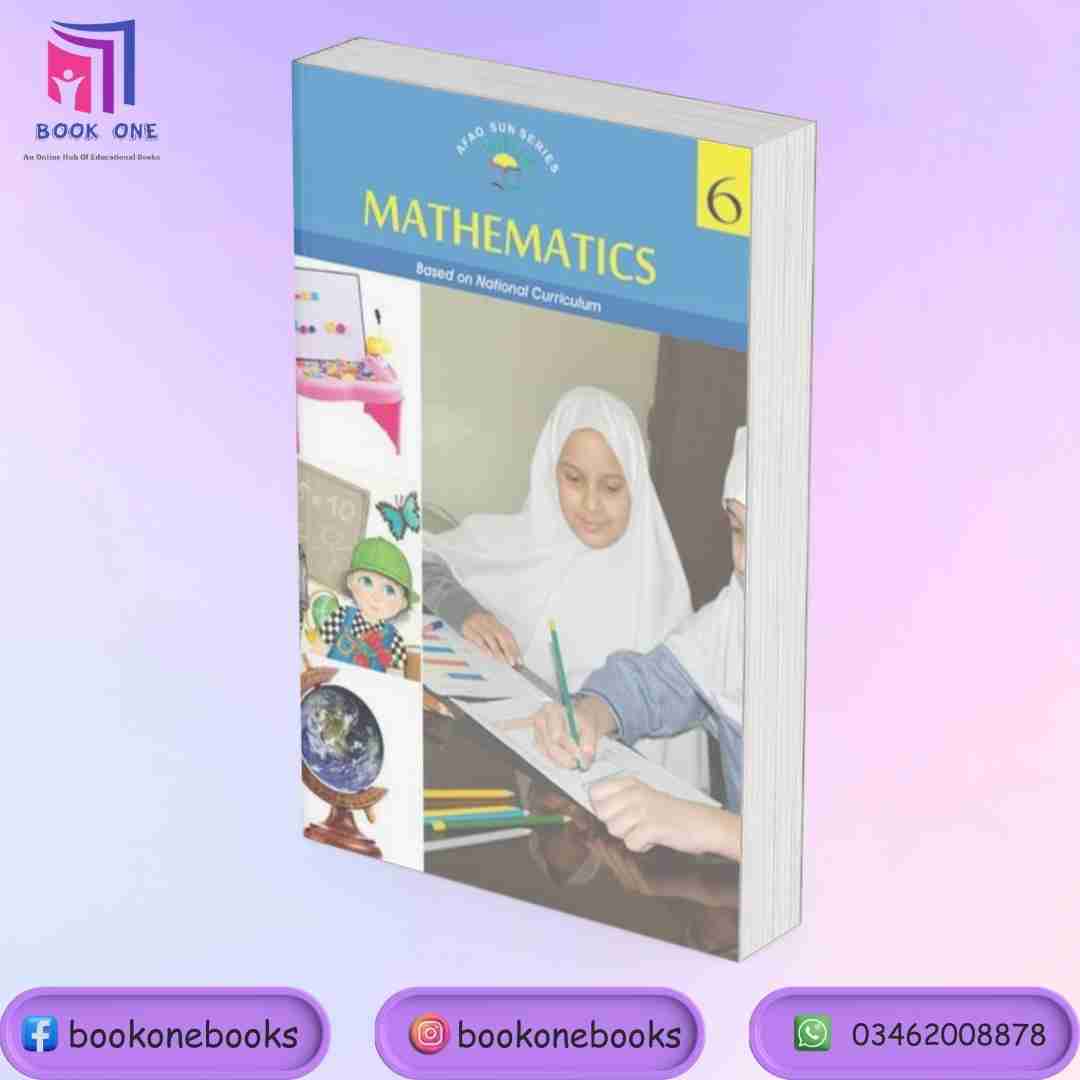 Mathematics Book 6 – Afaq Sun Series – BOOKONE.PK