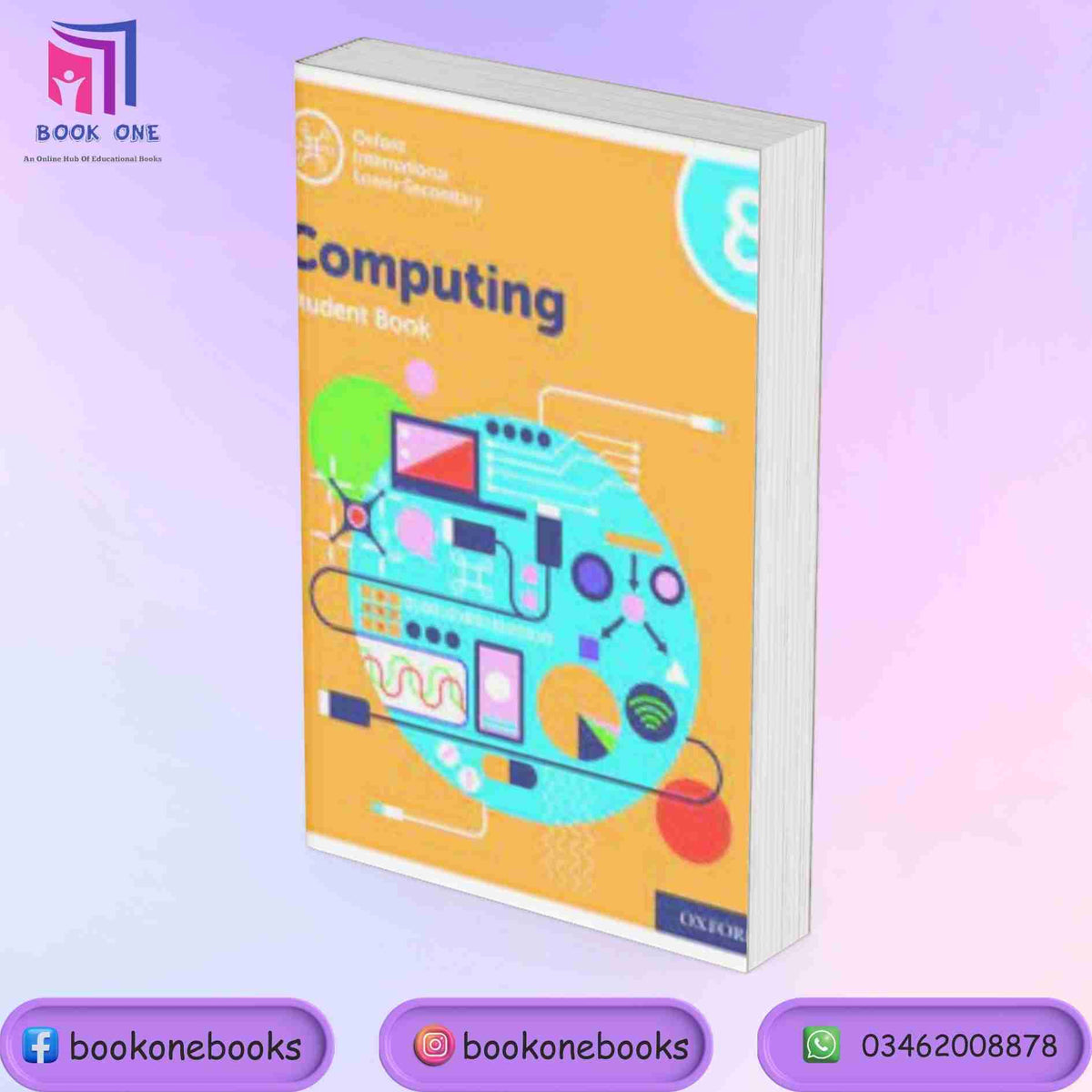 Oxford International Lower Secondary Computing Book 8 – BOOKONE.PK