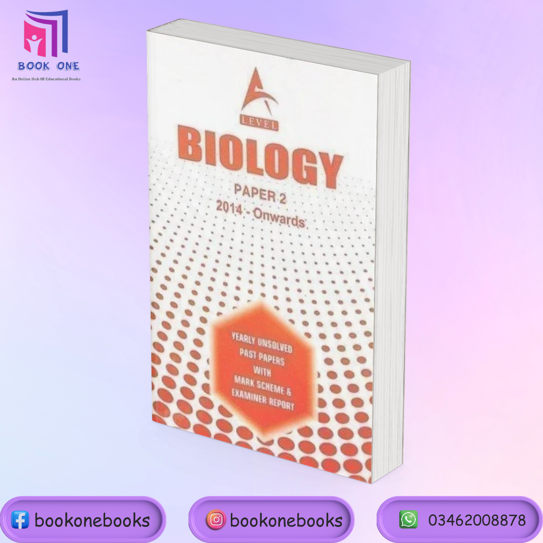 A Level Biology Paper 2 Unsolved upto June 2024 – BOOKONE.PK
