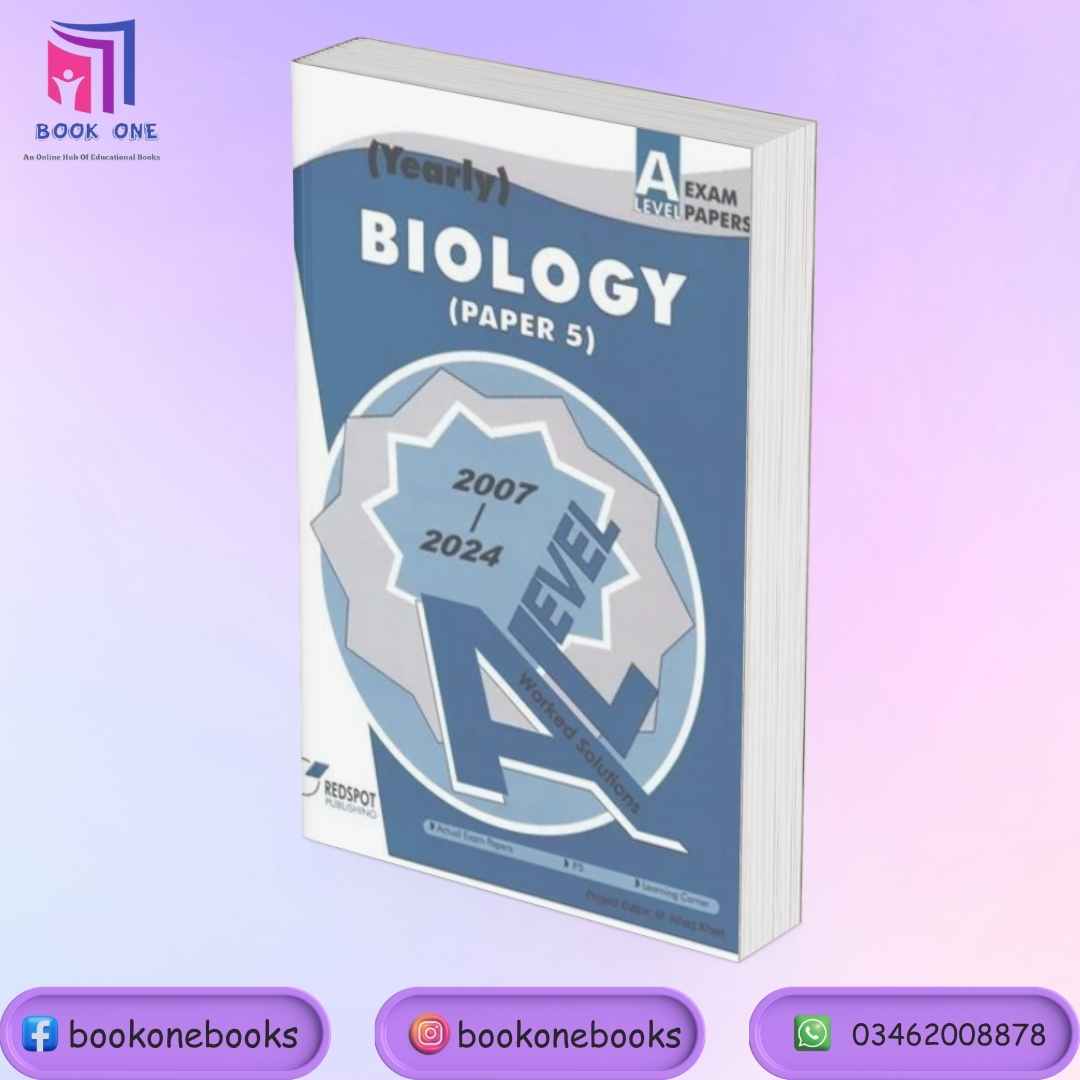 Redspot A Level Biology Paper 5 Yearly 2025 Edition – BOOKONE.PK