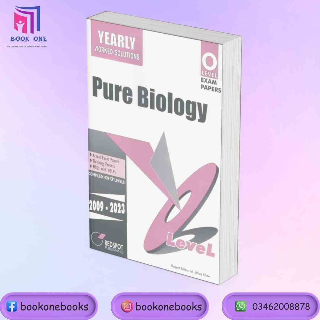 Redspot O Level Pure Biology Yearly 2024 Edition – BOOKONE.PK