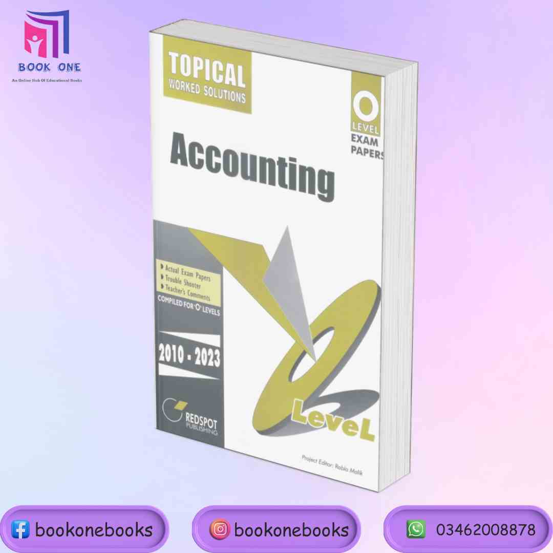 Redspot O Level Accounting Topical 2024 Edition – BOOKONE.PK