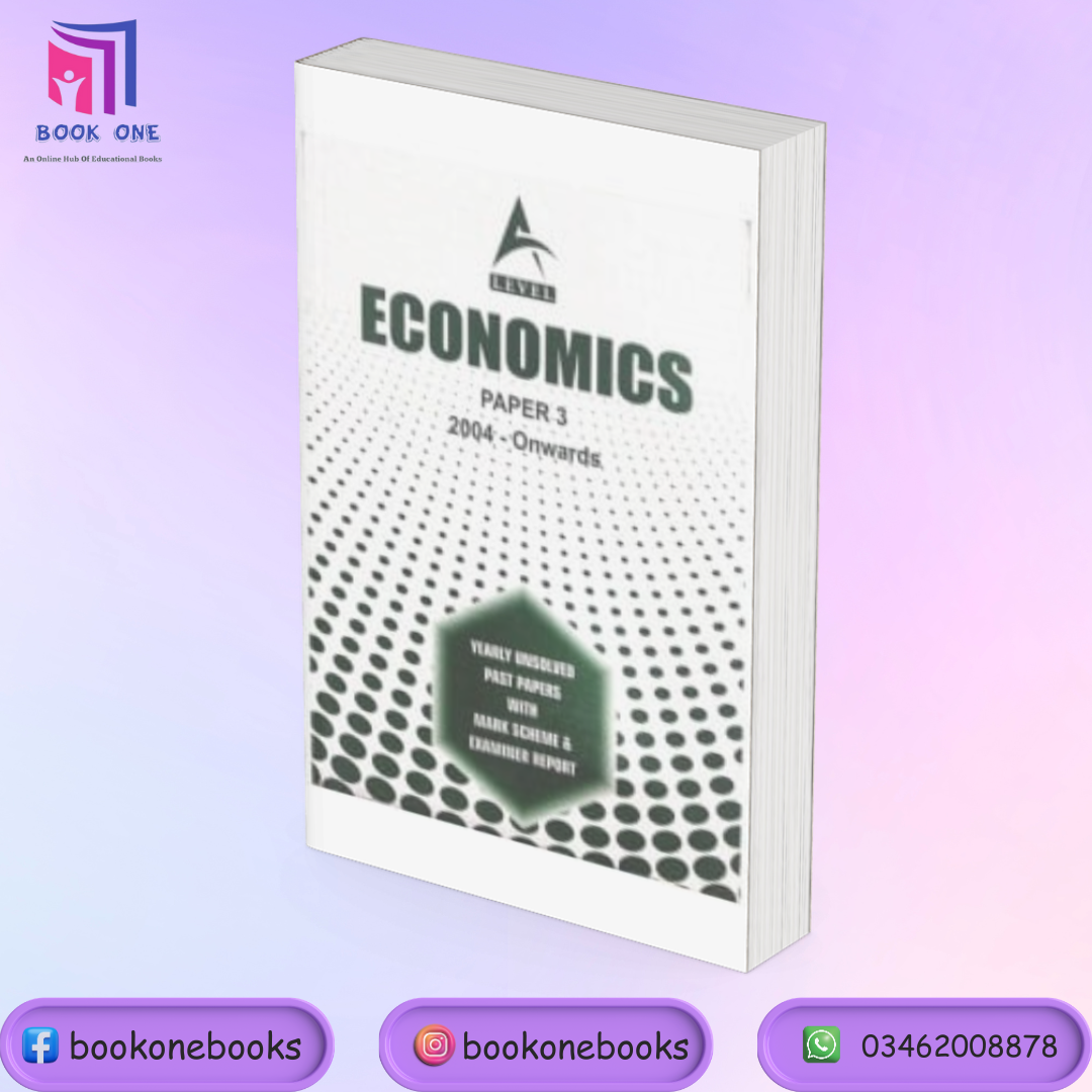 A Level Economics Paper 3 Unsolved Past Papers June 2022 – BOOKONE.PK