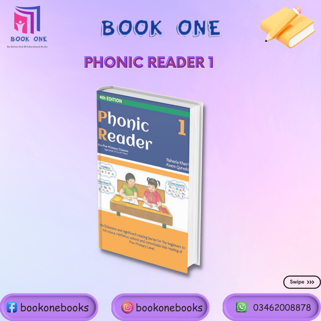 Phonic Reader 1 For Nursery – BOOKONE.PK