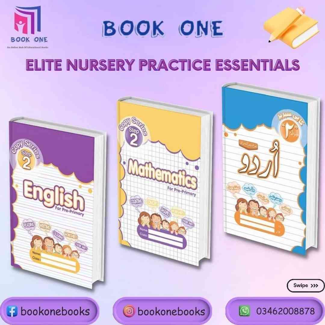 Nursery Practice Bundle (Pack of 3 Copies) – BOOKONE.PK
