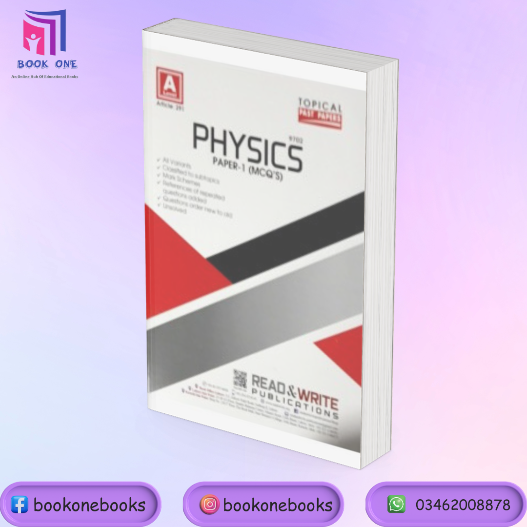 Physics A Level P1 MCQs Topical Past Papers Art #291 – BOOKONE.PK