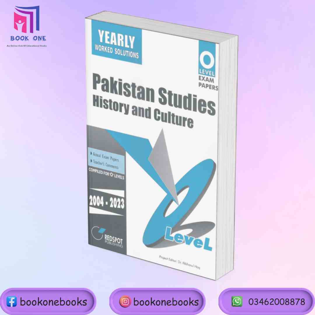 Redspot O Level Pakistan Studies History Culture Yearly 2024 Edition