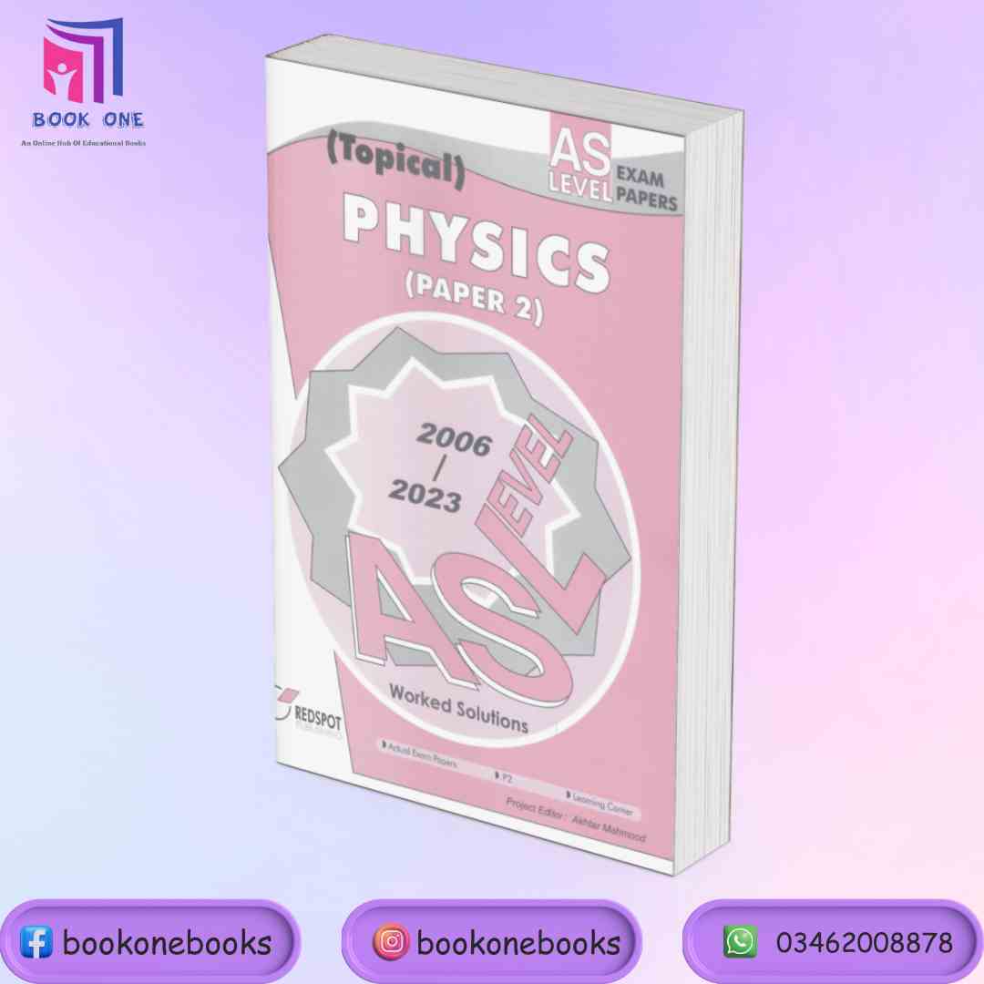 Redspot AS Level Topical Physics P2 Paper 2 2024 Edition – BOOK ONE