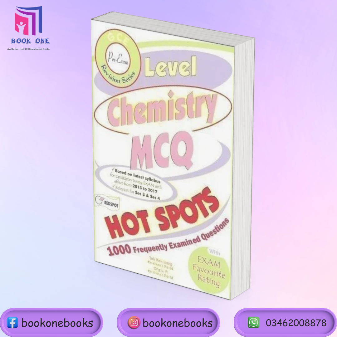 Redspot O Level 1000 Chemistry MCQs – BOOKONE.PK