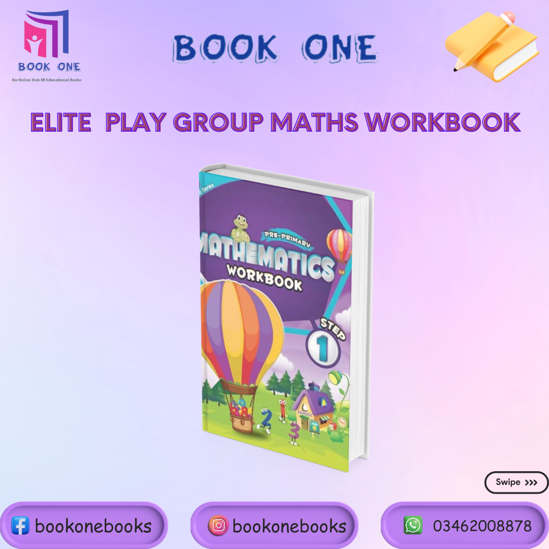 Elite Pre Primary Mathematics Workbook Step 1 – BOOKONE.PK