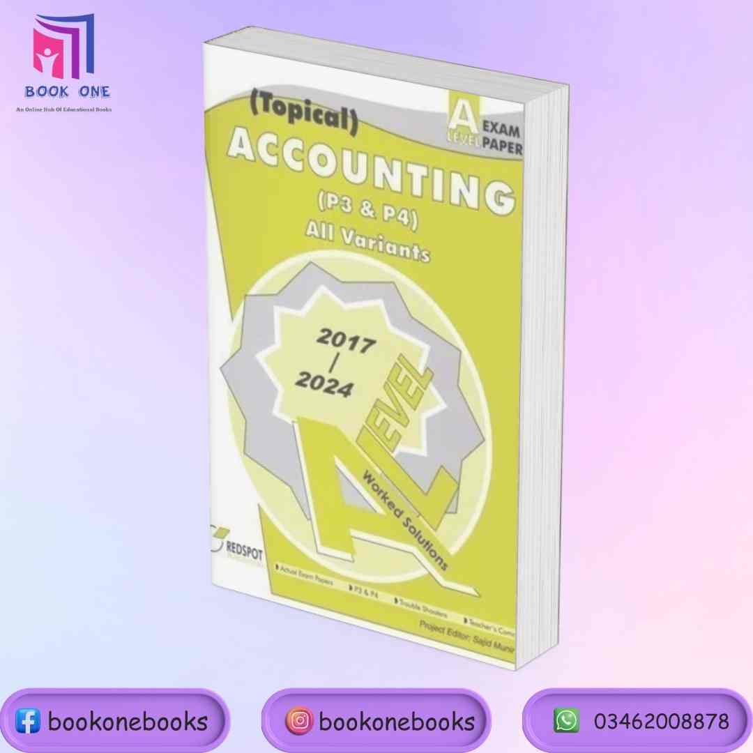 Redspot A Level Accounting P3 and P4 Topical 2025 Edition – BOOKONE.PK