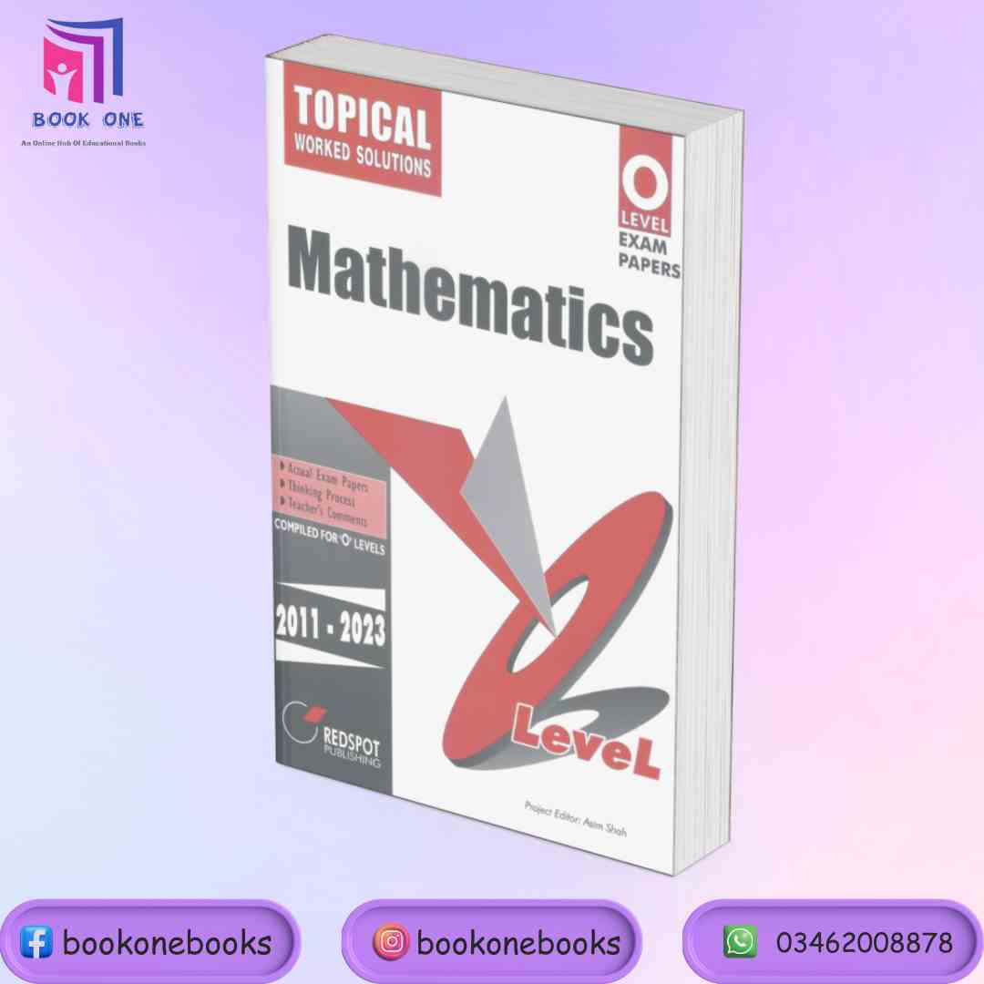 Redspot O Level Mathematics Topical 2025 Edition – BOOKONE.PK