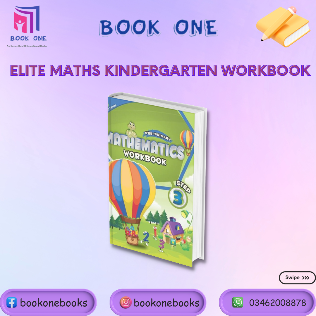 Elite Pre Primary Mathematics Workbook Step 3 – BOOKONE.PK