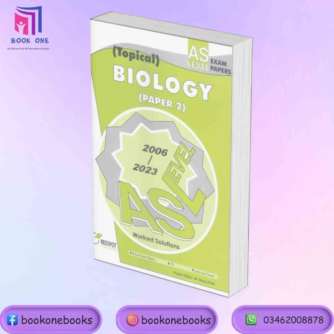 Redspot AS Level Biology Paper 2 Topical 2025 Edition – BOOKONE.PK