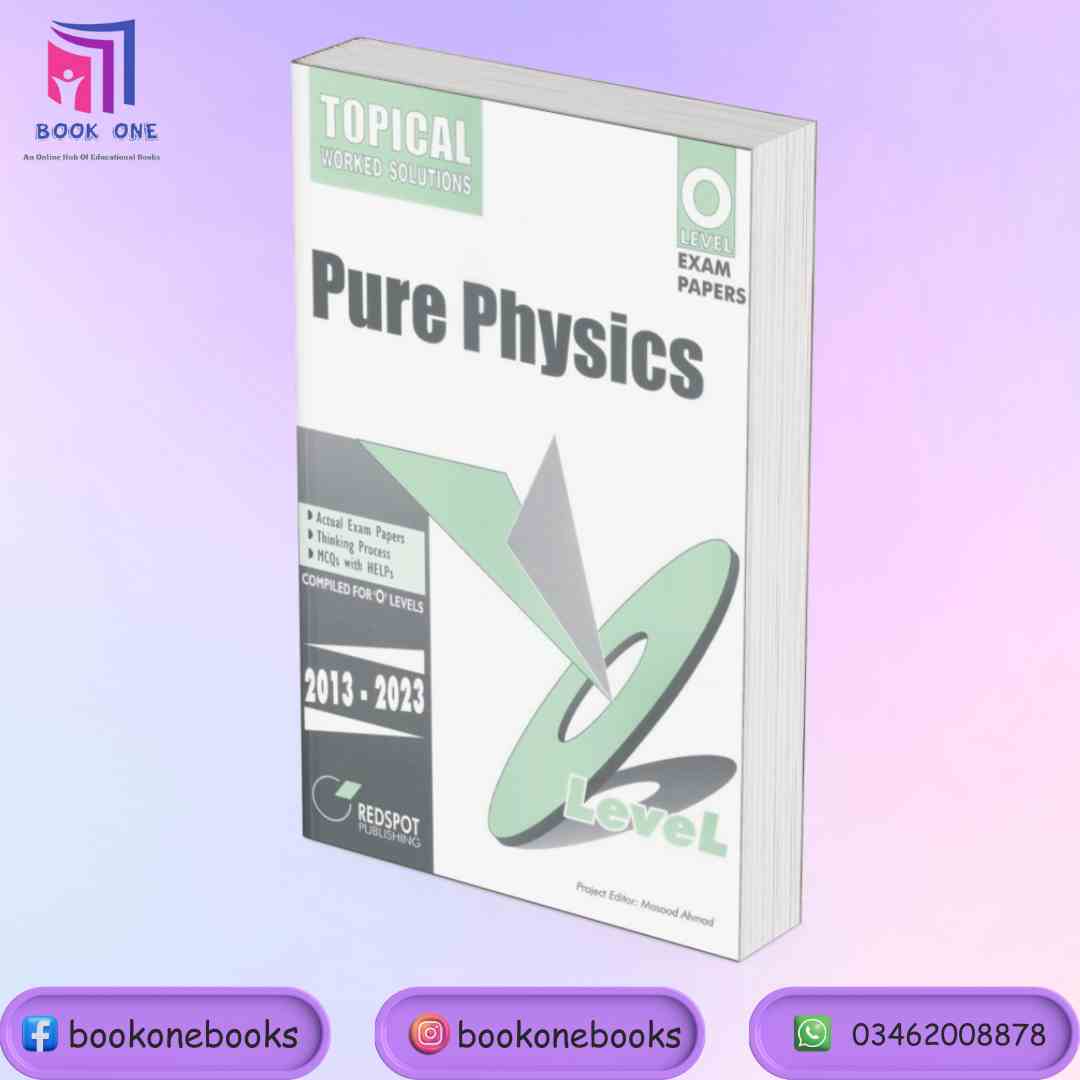 Redspot O Level Pure Physics Topical 2024 Edition – BOOK ONE