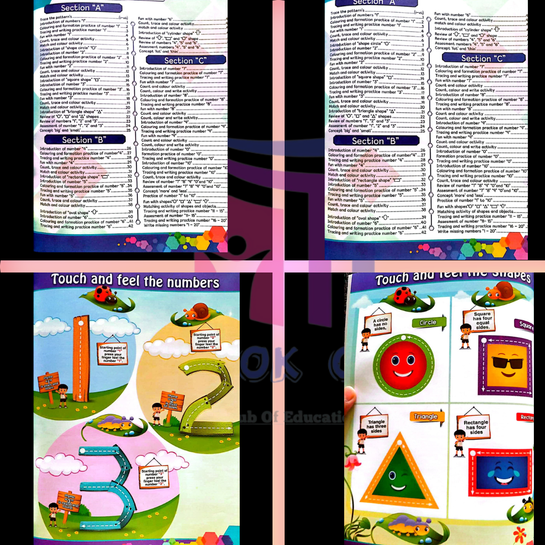 Elite Pre Primary Mathematics Workbook Step 1 – BOOKONE.PK