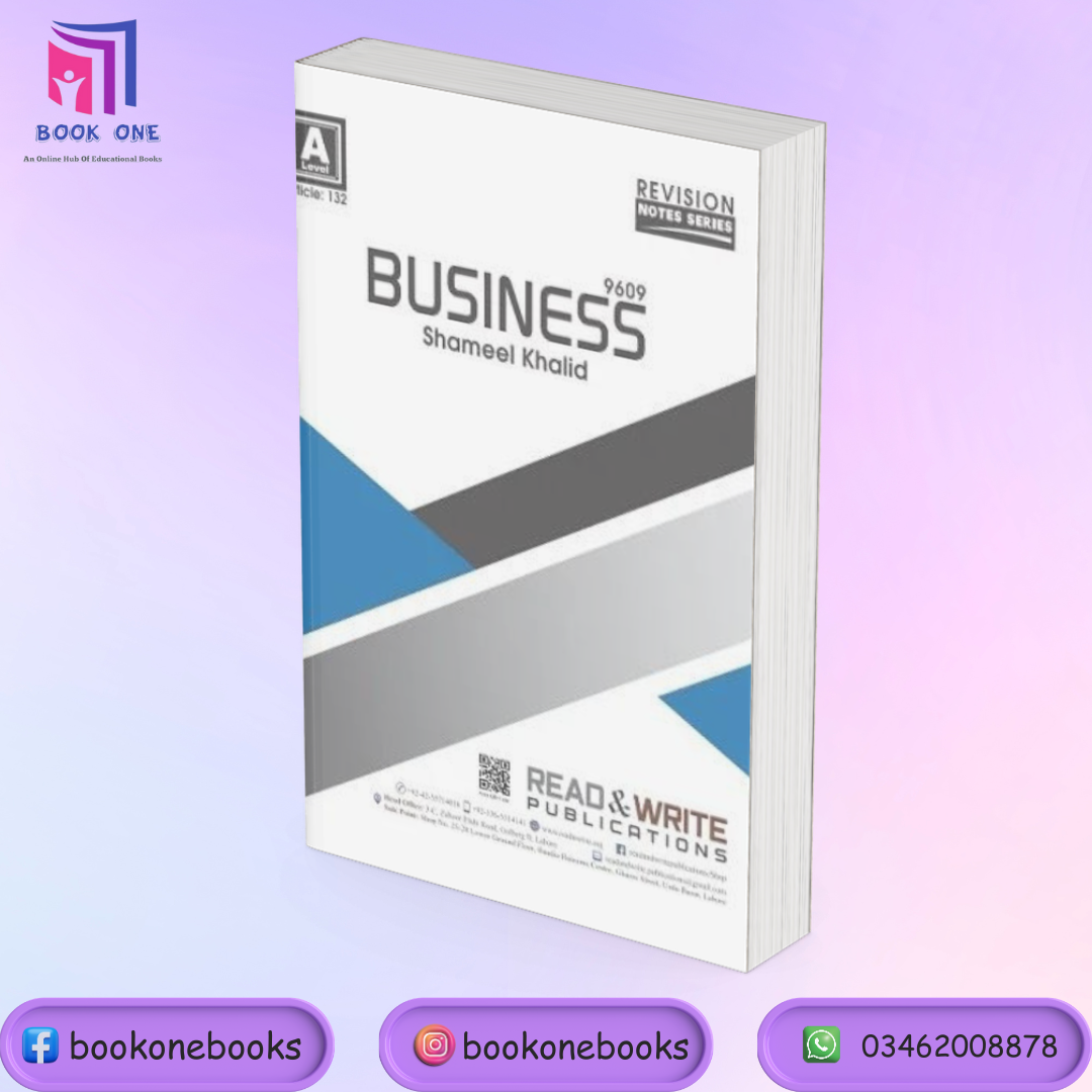 Business A Level Notes Art #132 – BOOKONE.PK