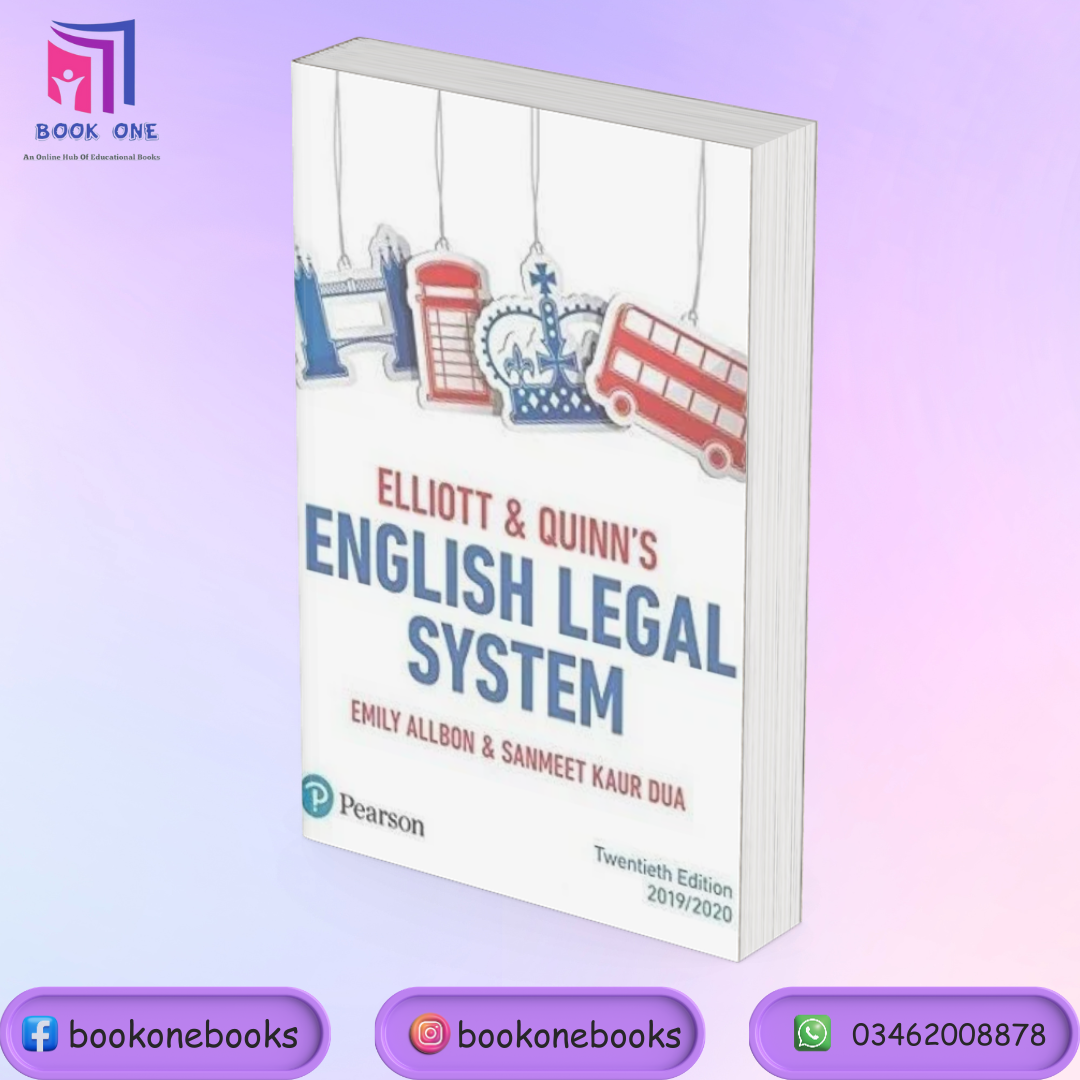 Elliott & Quinn’s English Legal System 20th Edition – BOOKONE.PK